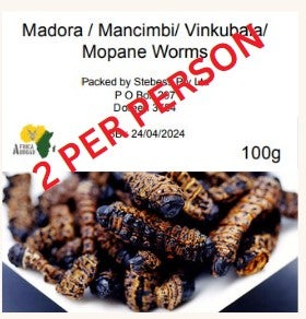 Sun Dried Edible Caterpillars - Madora / Mancimbi/Vinkubala/Mopane ...