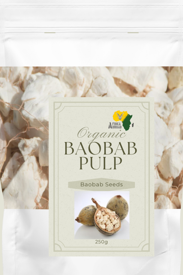 Mawuyu/Baobab Organic Pulp/Baobab Seeds/Umkhomo 250g | Stebess Group
