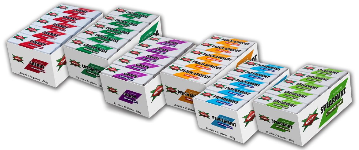 Dandy Chewing Gum 10's | Stebess Group