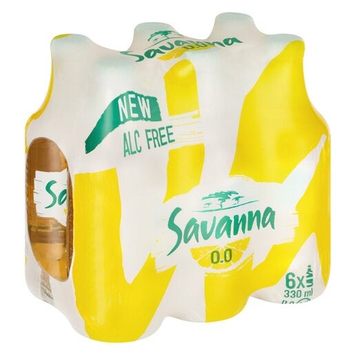 Savanna Alcohol Free 6 pack - 330ml | Stebess Group